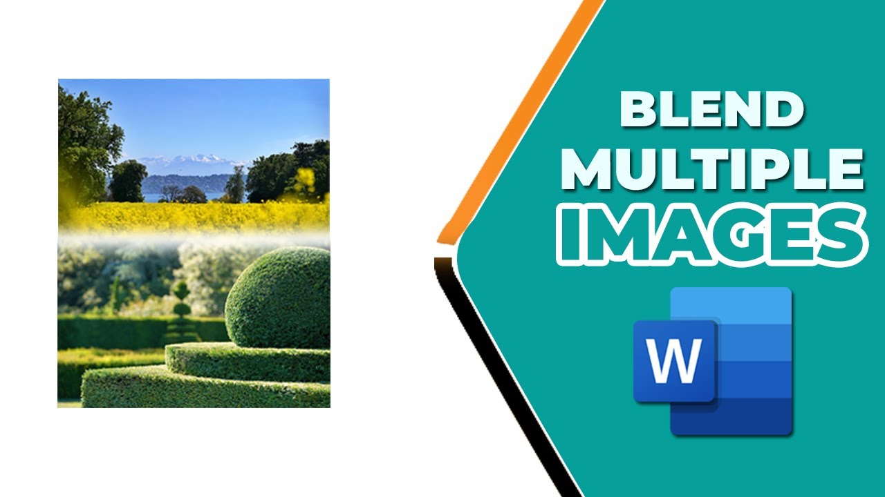 How to Blend Multiple Images in Word - YouTube