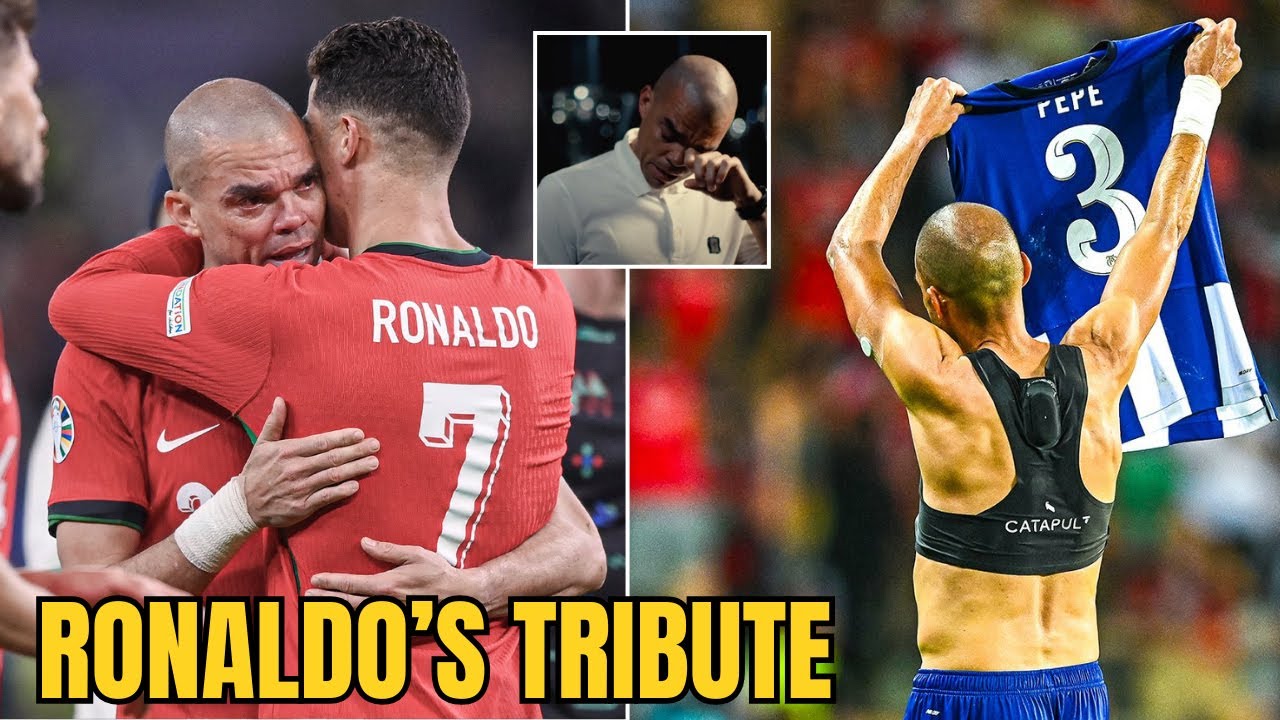 Cristiano Ronaldo Tribute to Pepe on Retirement at 41 - YouTube