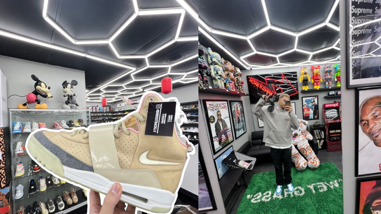 NEW SNEAKER STORE SETUP IN VEGAS! + WHAT I COPPED ON BLACK FRIDAY. - YouTube