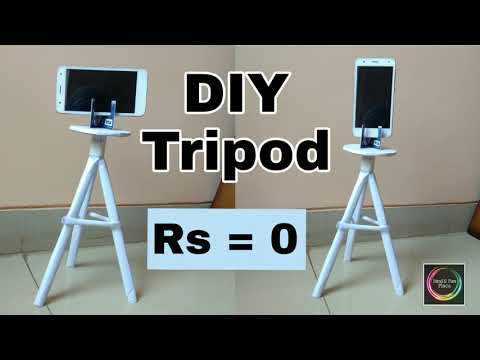 Diy Tripod | How to make a tripod at home | tripod for mobile phone ...
