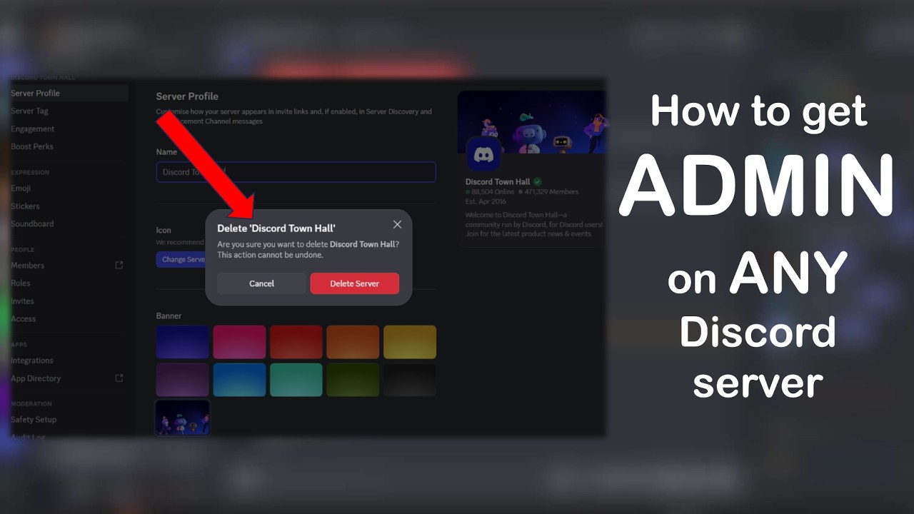 How to get ADMIN on ANY Discord server - YouTube