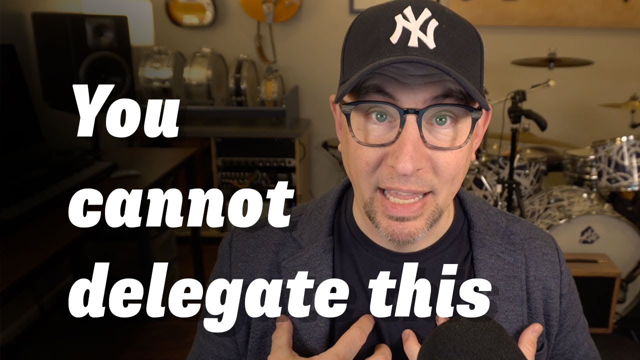 3 things you cannot delegate - YouTube