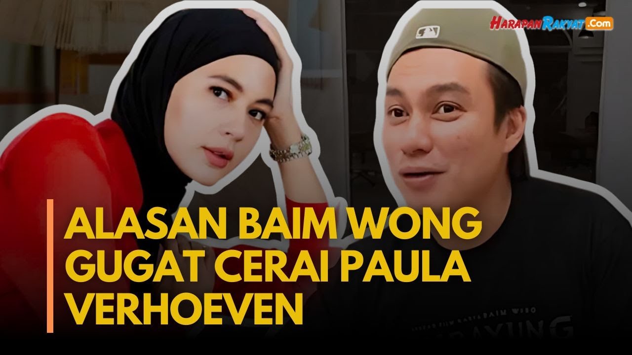 Baim Wong Gugat Cerai Paula Verhoeven, Tuntut Hak Asuh Anak - YouTube