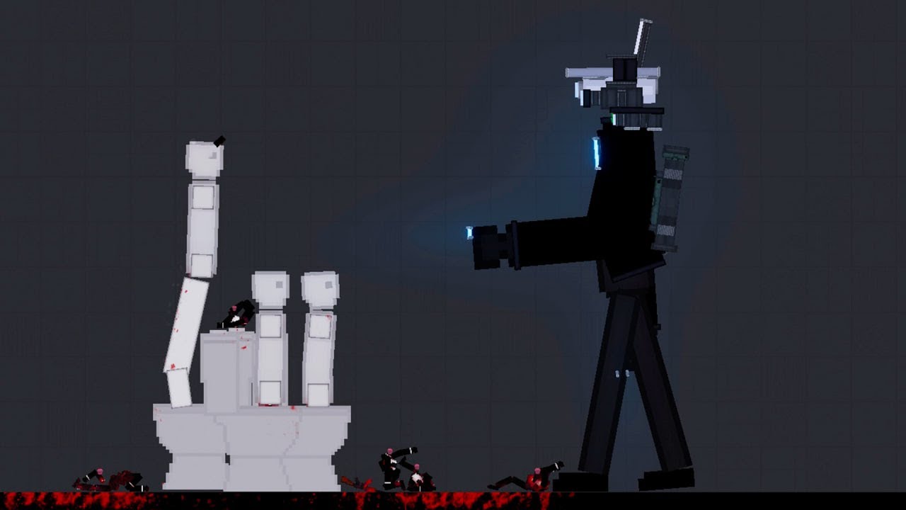 skibidi toilets VS titan camera man | Melon Playground - YouTube
