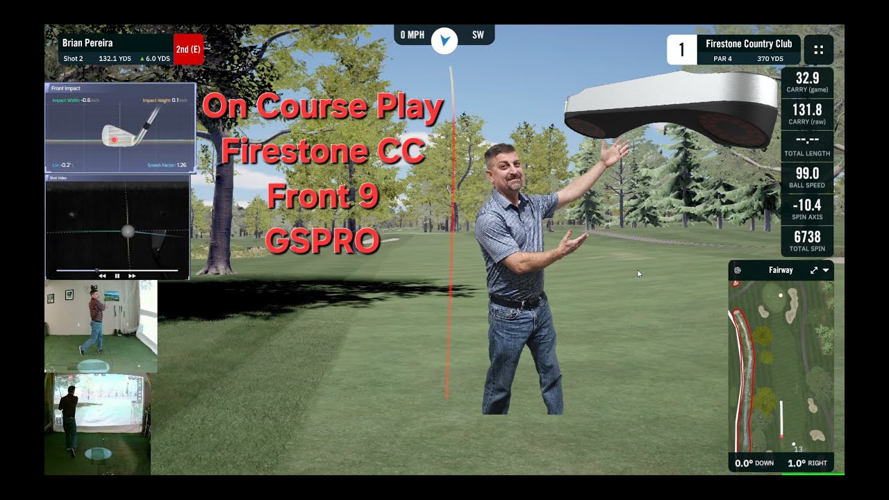 gspro protee vx Firestone front9 - YouTube