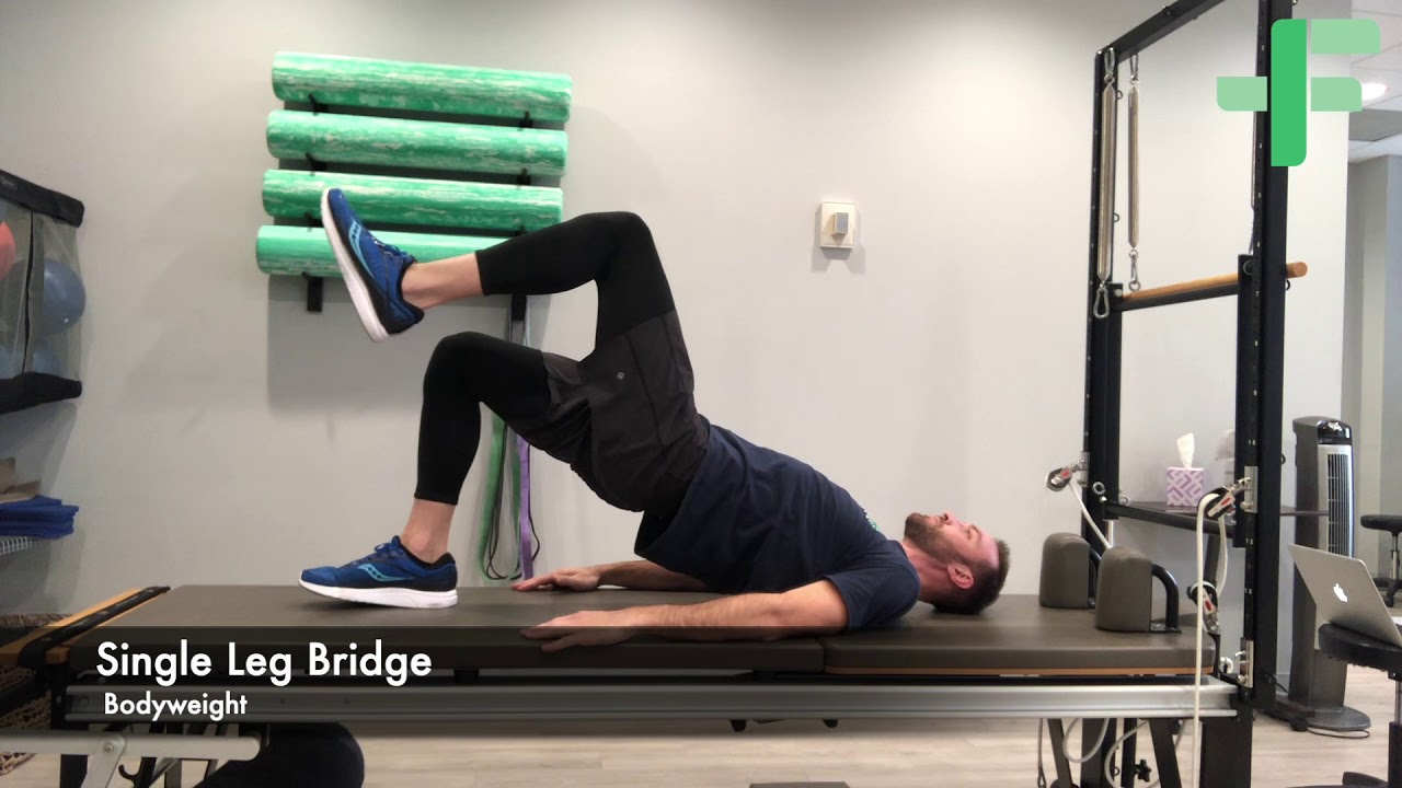 Single Leg Bridge - YouTube