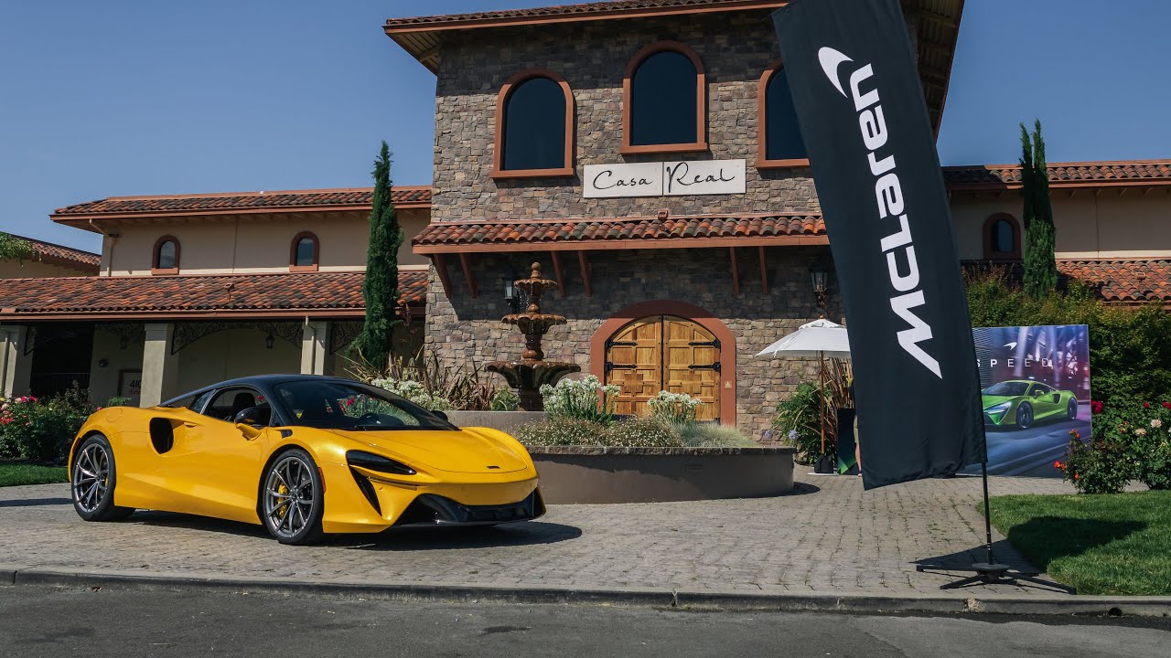 The LONG-AWAITED Mclaren Artura Test Drive Event at Luxury Collection ...