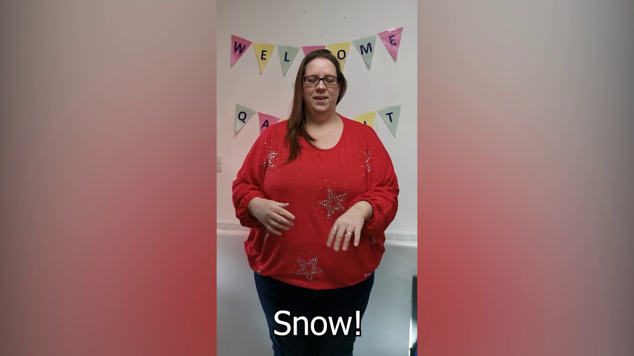 QAC Makaton #SignOfTheWeek - "Snow" - YouTube
