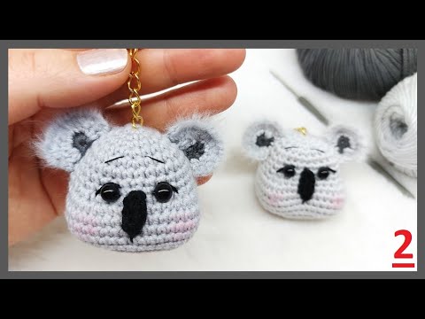 Amigurumi Koala 🐨 Anahtarlık|Crochet Koala Keychain Tutorial |Koala ...