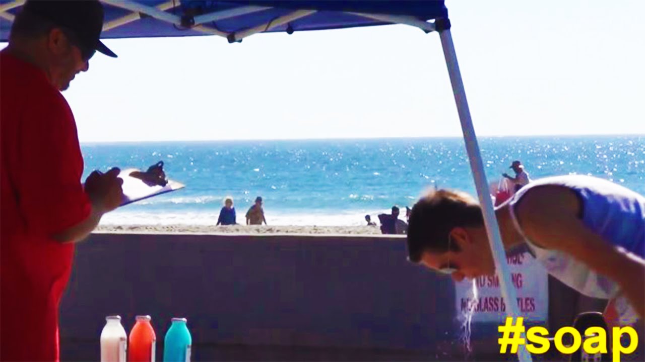 Energy Drink Taste Test Prank - BULL SEMEN PRANK - Funny Beach Pranks ...