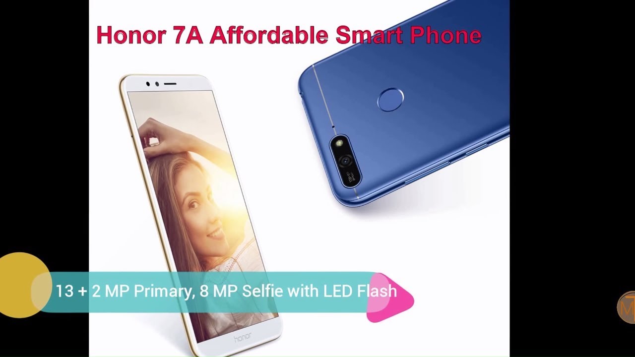 Honor 7A Affordable Smartphone Overview - YouTube