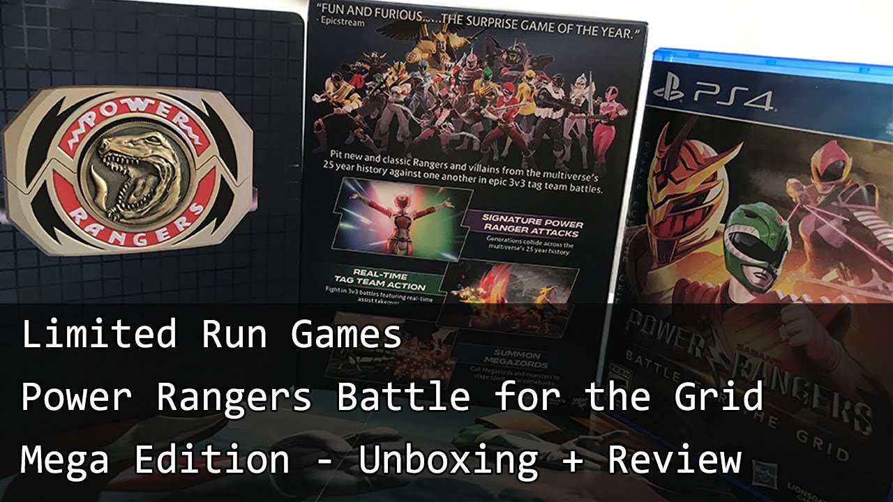 Limited Run Games: Power Rangers Battle for the Grid Mega Edition ...