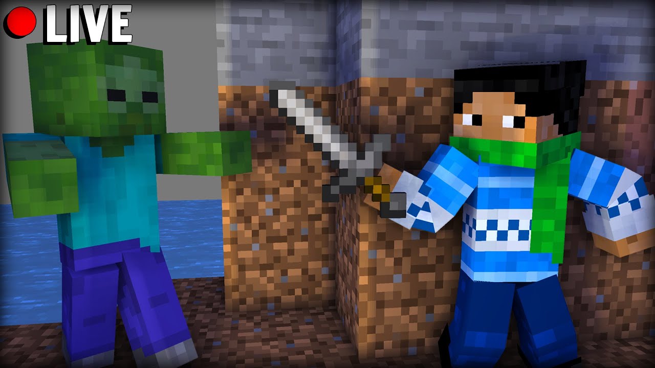🔴 Do NOT Get Punched By Zombies! (Minecraft Speedrunning LIVE) - YouTube