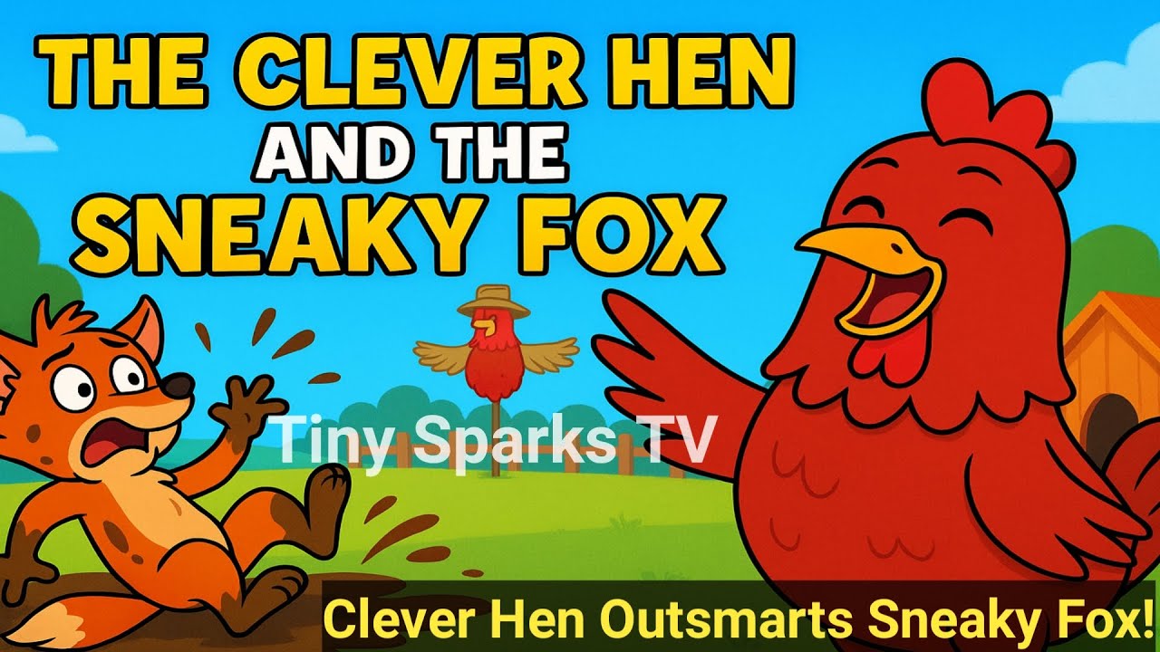 Clever Hen Outsmarts Sneaky Fox! | Fun Learning Poem for Kids | Moral ...