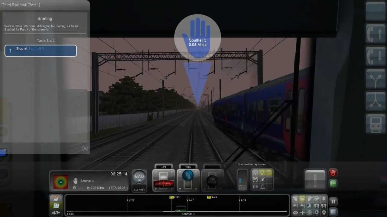 Train Simulator 2013 - Third Rail Mail (Part 1) - Class 325 EMU - YouTube
