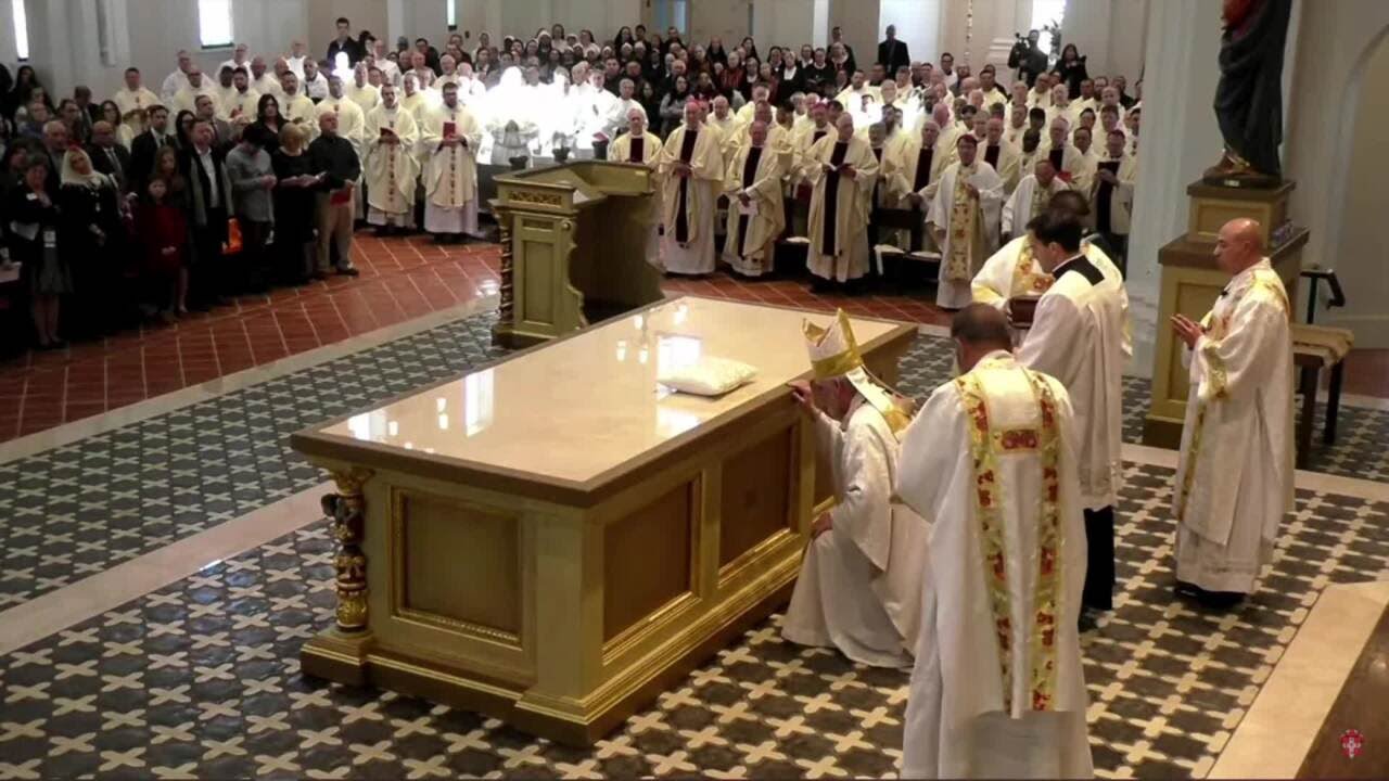 Dedication of the Blessed Stanley Rother Shrine - 2023-02-17 - YouTube