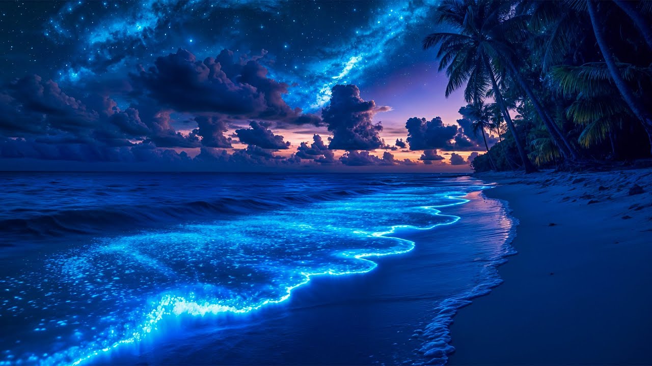Sleep Music For Deep Sleep • Soothing Ocean Waves & Piano Music • Ocean ...