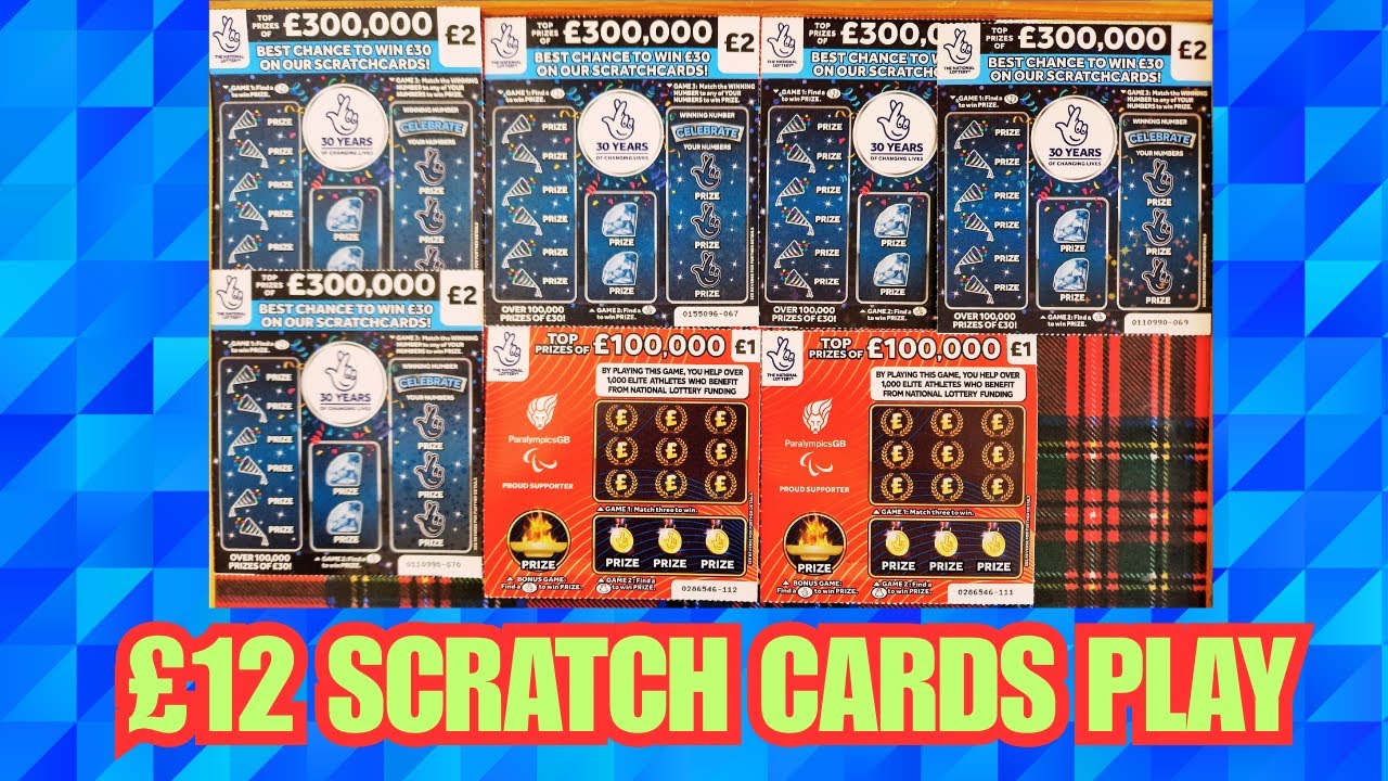 £12 lotto scratch cards play #lottery #scratchcards - YouTube