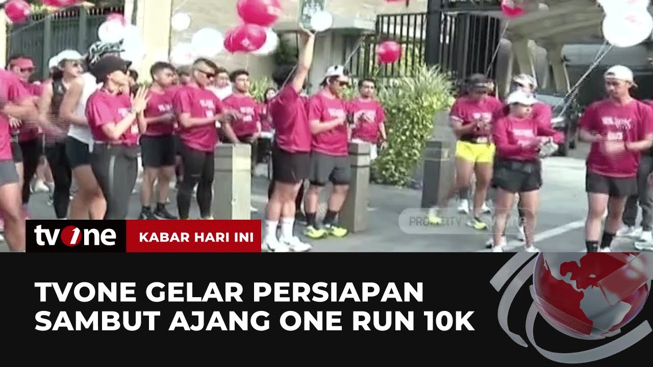 Puluhan Warga Mengikuti One Run 10K | Kabar Hari Ini tvOne - YouTube