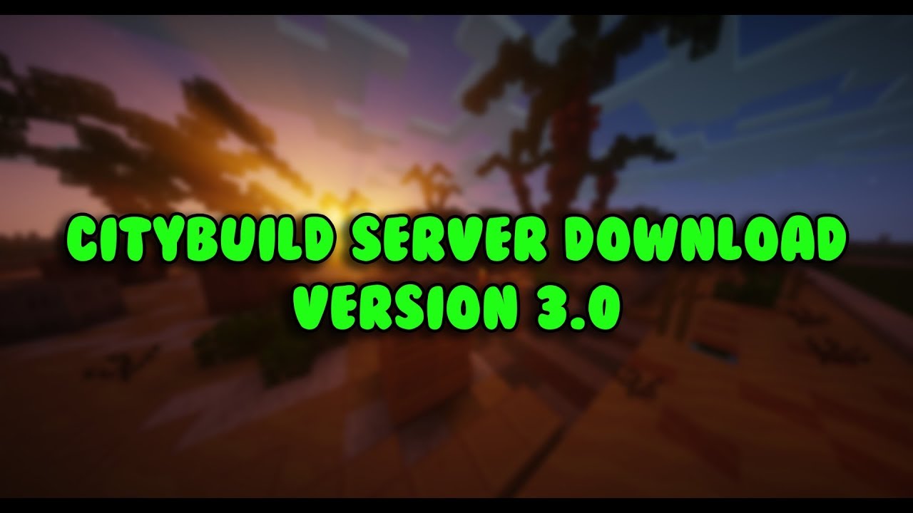 CityBuild Download v3 | Free CityBuild Server | Minecraft Version 1.12. ...