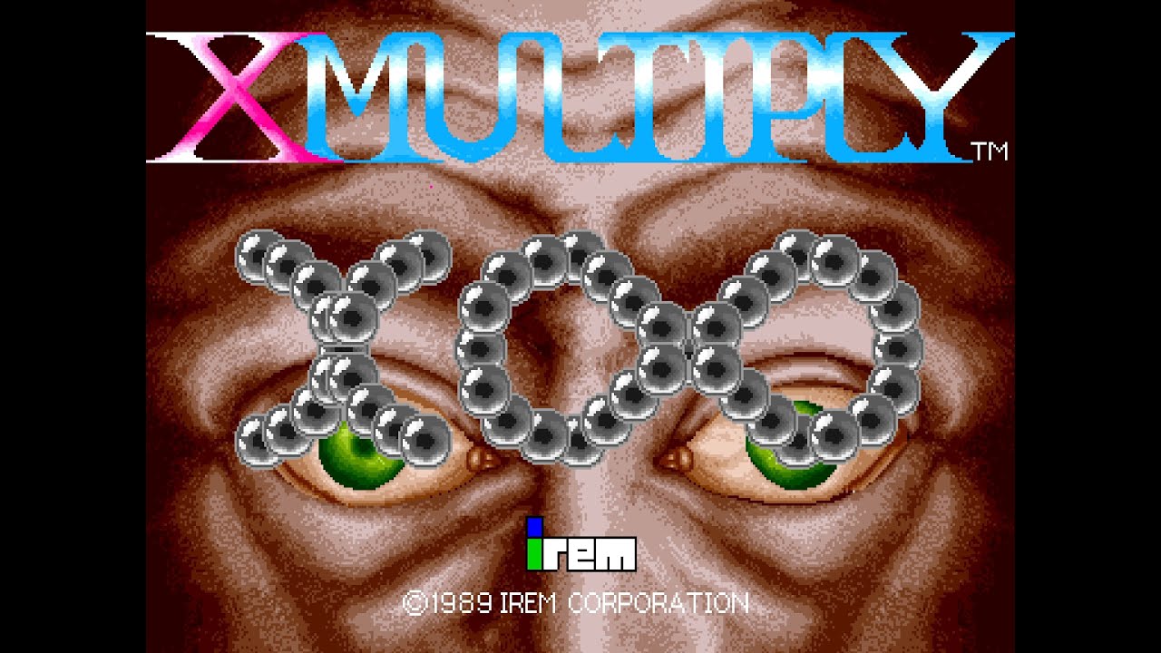 X Multiply - Irem Corporation - 1989 - Arcade Game - YouTube