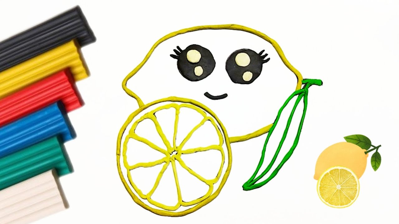 Plasticine lemon🍋🍋🍋 - YouTube