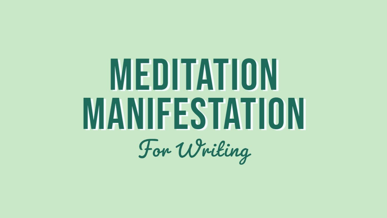 Meditation for Writing Experiment (Personal) - YouTube