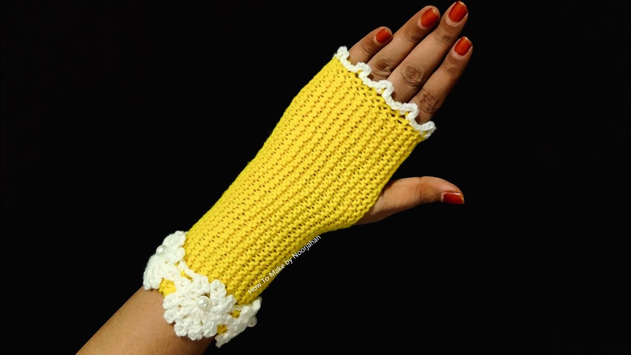 dastana banane ka tarika | gloves design for girl | hath ka dastana ...