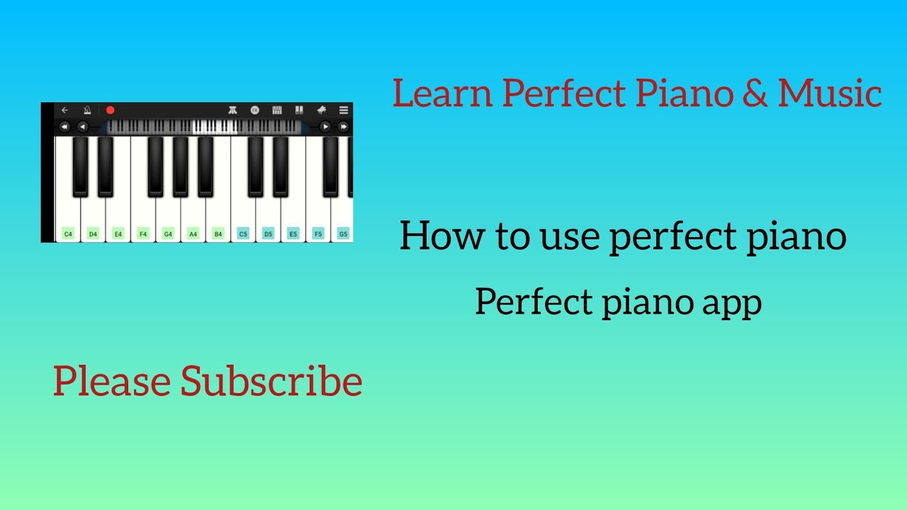 How to use perfect Piano | Download | Set up | Best application ...