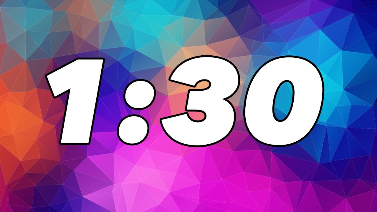 90 Second Timer / 90 Second Countdown ⏰ - YouTube