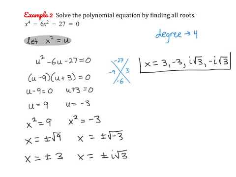 Finding Irrational and Complex Solutions of Polynomial Equations - YouTube