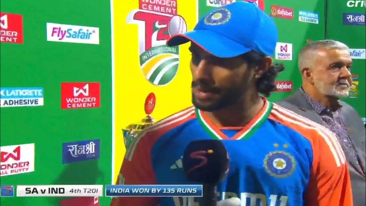 Tilak Varma, Post Match Presentation, man of the Match, serious - YouTube