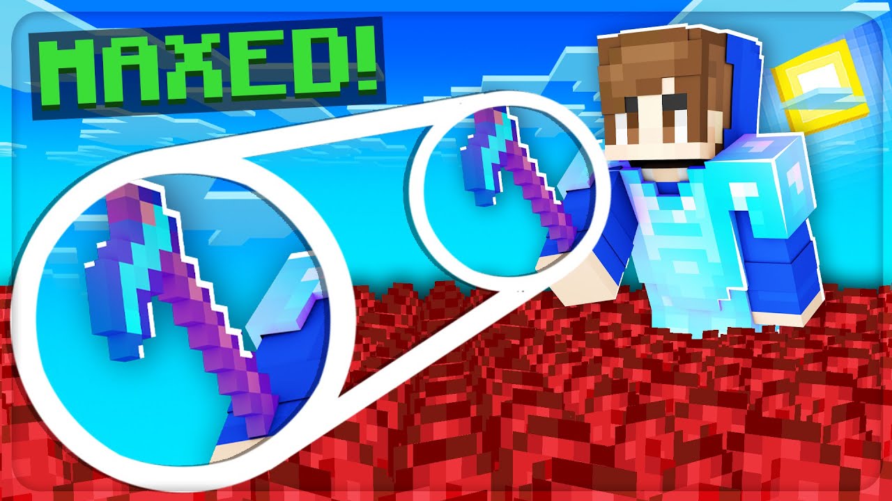 MAXING the Harvester Hoe in Minecraft Skyblock - YouTube