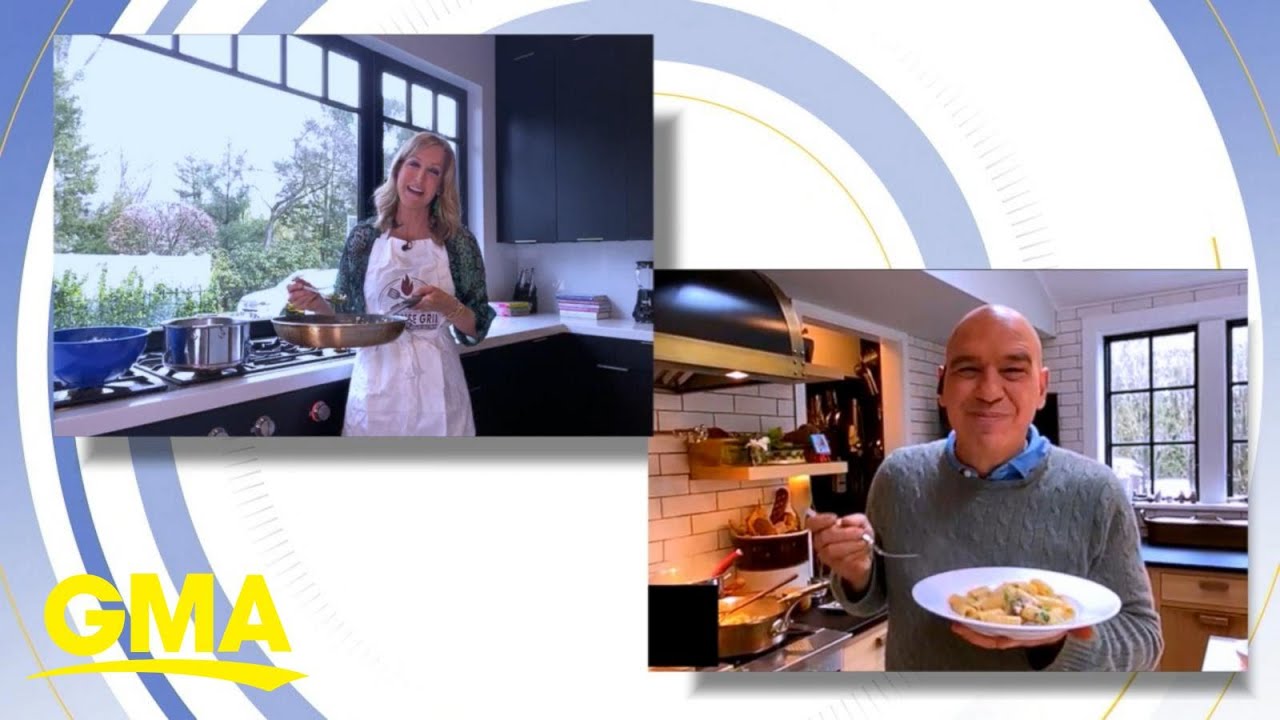 Chef Michael Symon shares comforting pasta dish with peas and bacon l ...