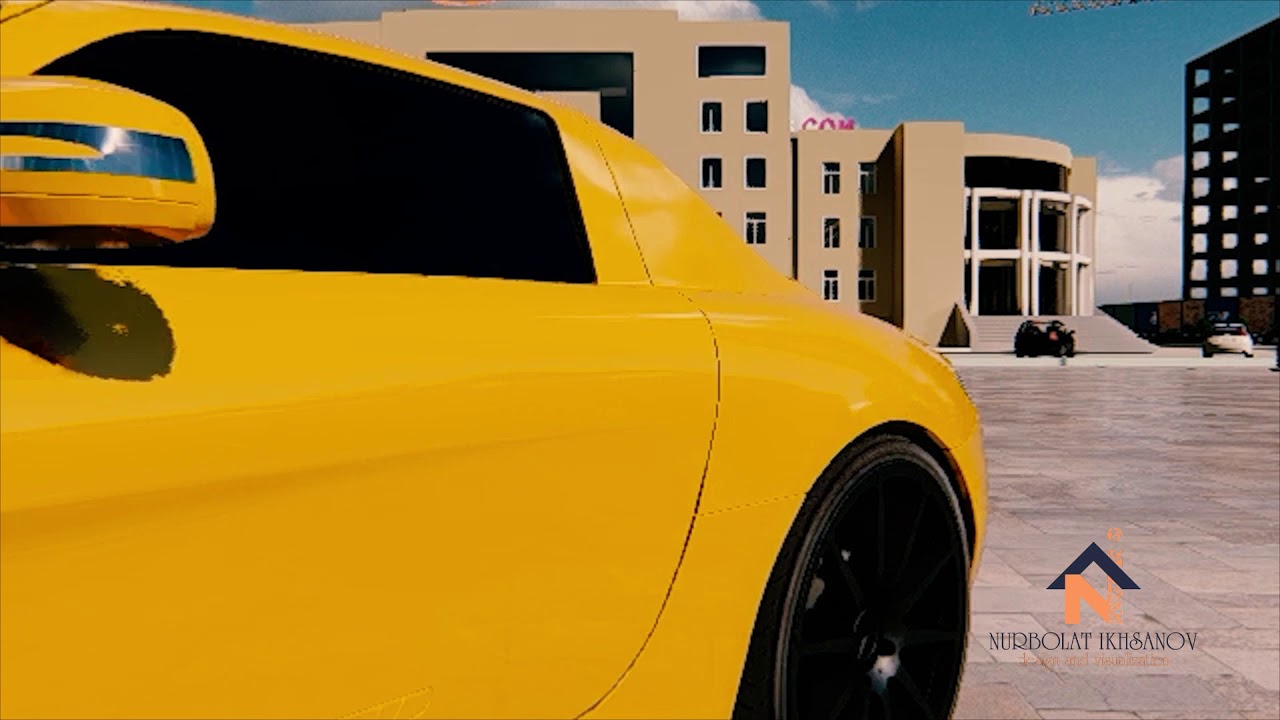 Lumion 10 Car Render/ Mercedes Benz SLS AMG - YouTube