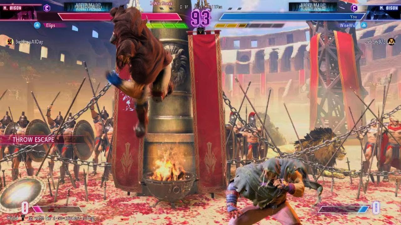 Street Fighter 6 trolling master bison. 1 of 2 - YouTube