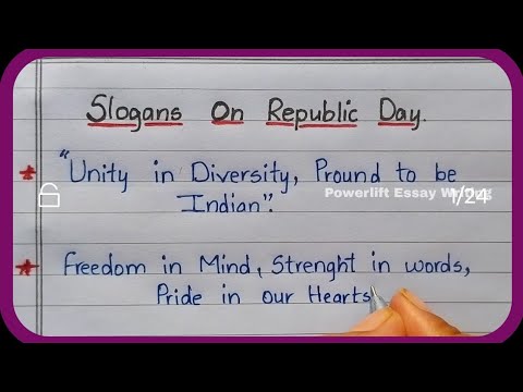 Slogans on Republic Day🇮🇳 in English | Quotes on Republic Day | Slogans ...