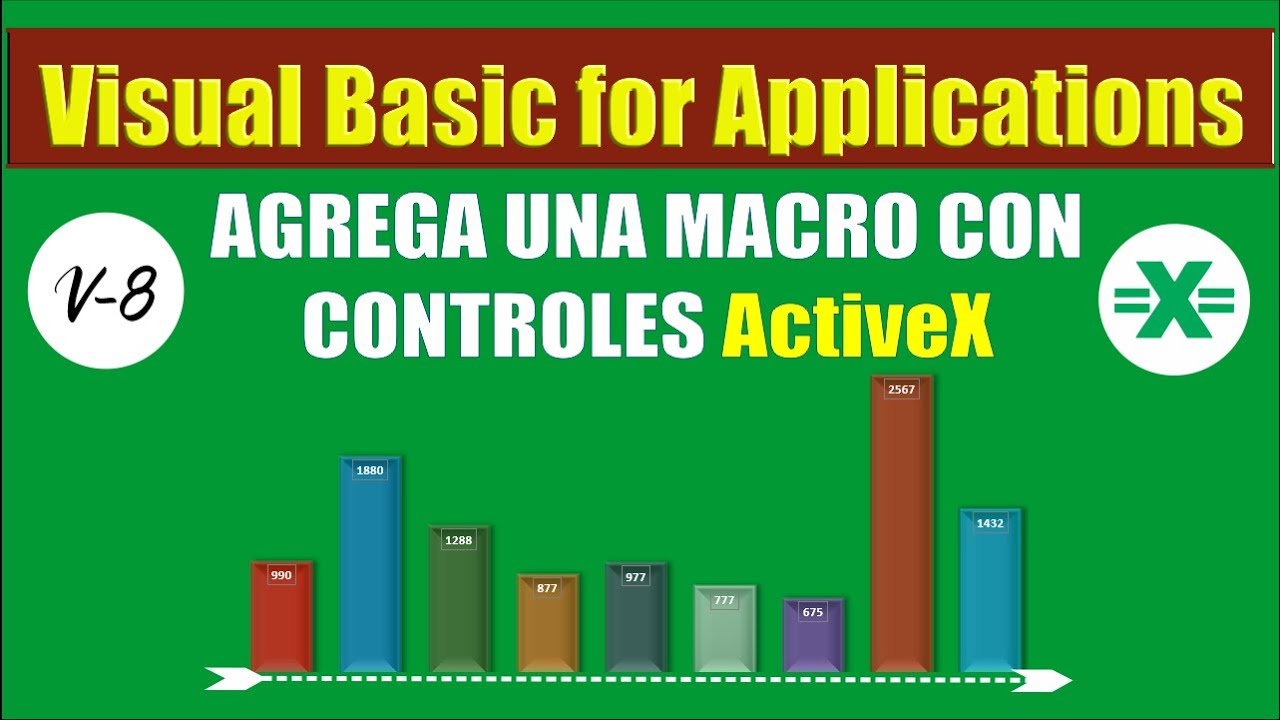 VBA Excel (agregar una macro con los contrles ActiveX) - YouTube