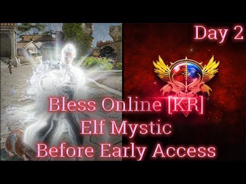 🏰Bless Online [Emissary] (Korean Server) Elf Mystic 29-50 Rush Before ...