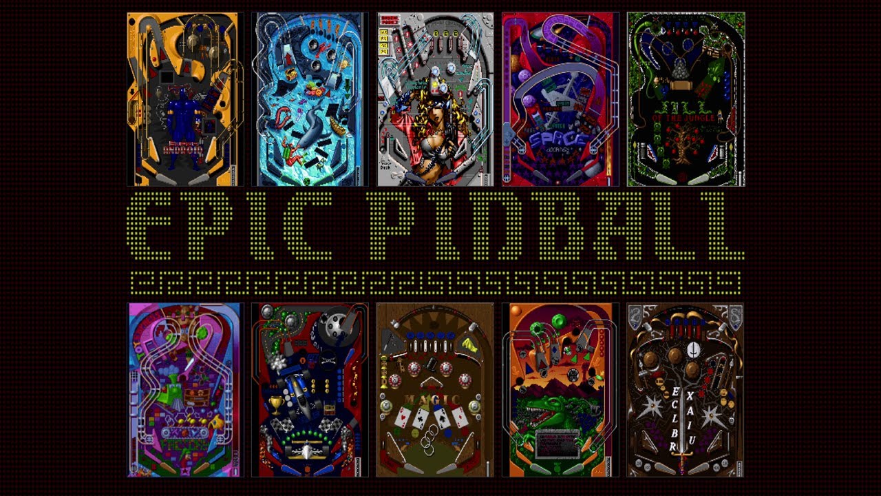 Epic Pinball (1993 - DOS) - All Boards Gameplay - No Commentary - YouTube