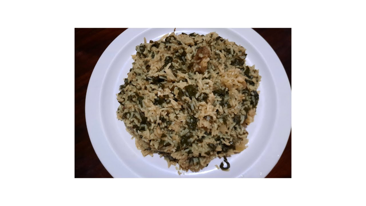 How I Make Callaloo Rice With Saltfish | Callaloo Rice | Saltfish ...