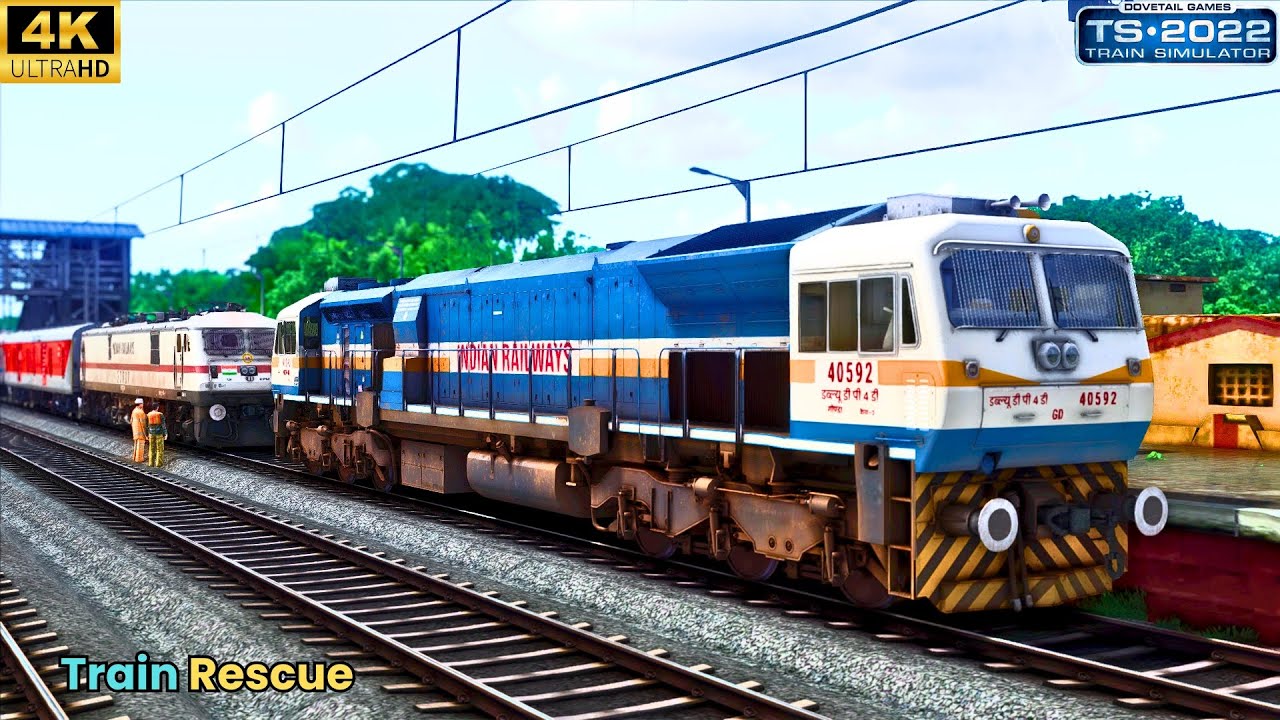 🚨 Train Rescue Mission in Train Simulator 2025 | Extreme Train ...