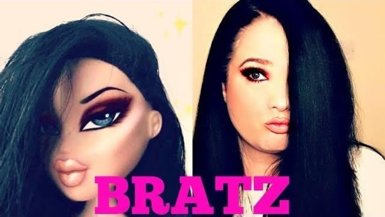 I Attempted the bratz doll challenge - YouTube