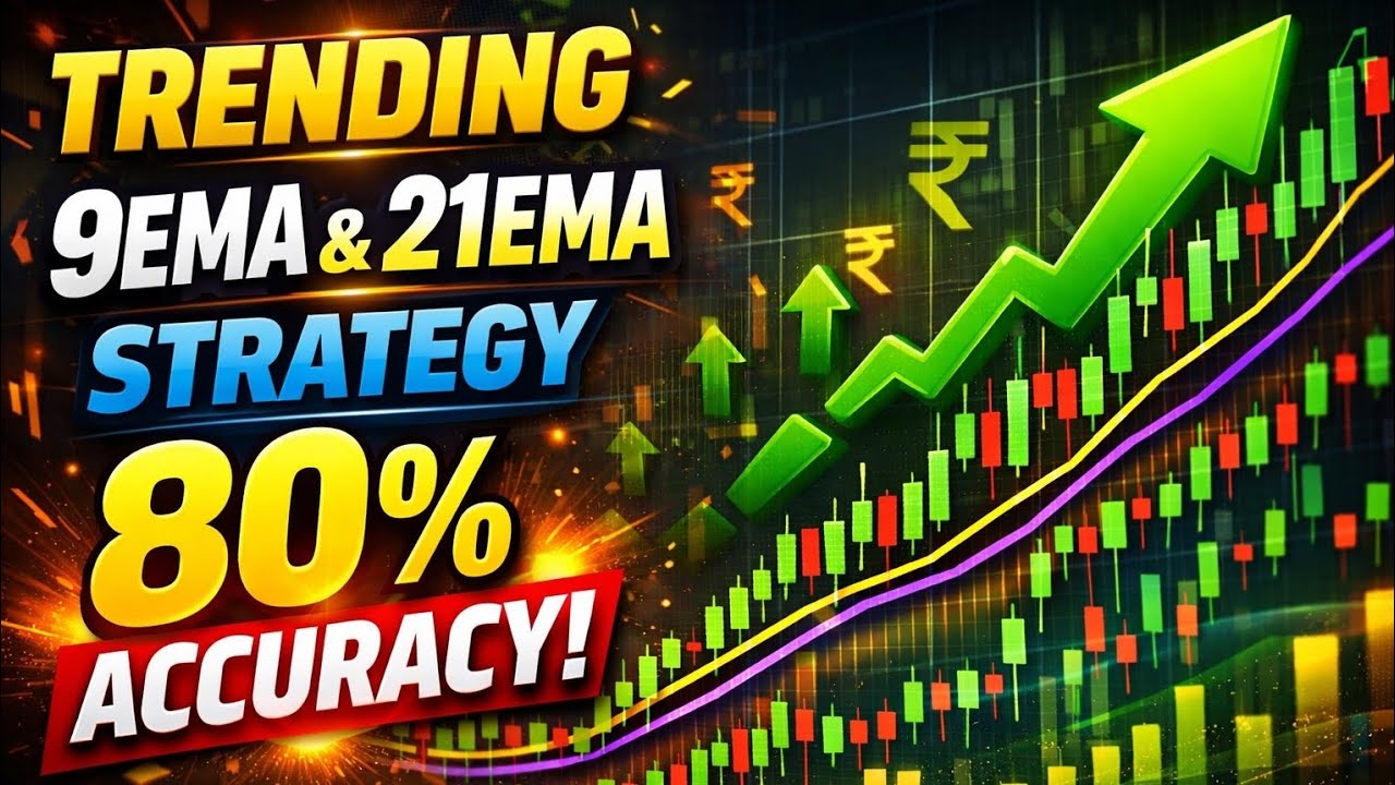 Scalping Strategy || 9 and 15 EMA strategy || 80 % accuracy || Trading ...