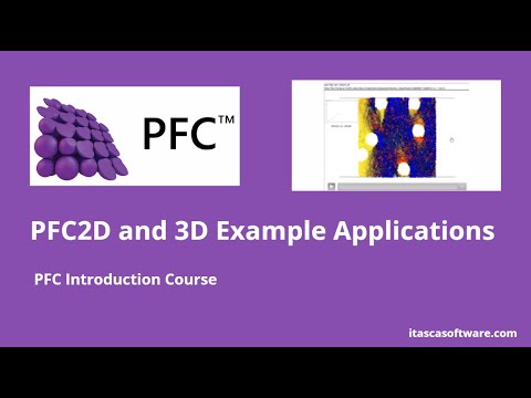 PFC Training - Rock Cutting and Engineering Applications in PFC2D and 3D - YouTube