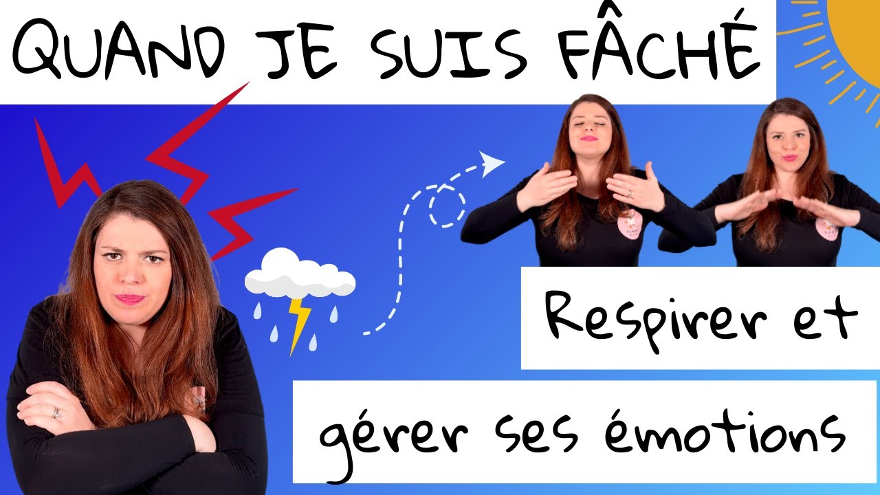 Quand je suis fâché – Chanson pour apprendre à se calmer et respirer ...
