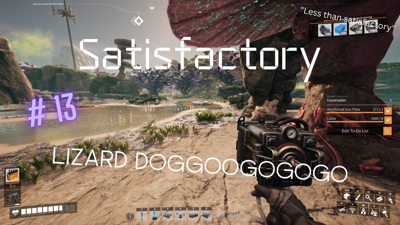 Space Elevator Upgrade, Lizard Doggo, and Exploration! | Satisfactory ...