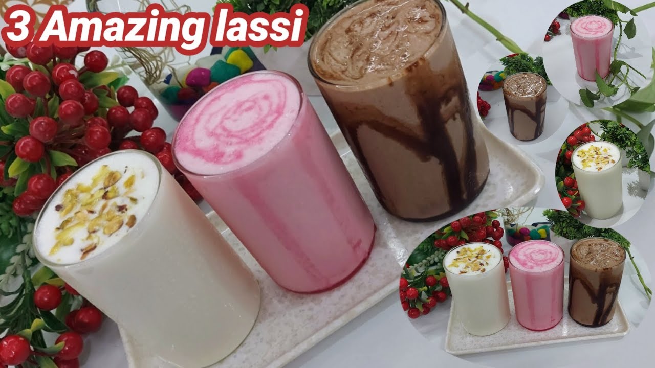 Punjabi lassi/3 Amazing lassi/Summer Special lassi#sweetlassi # ...