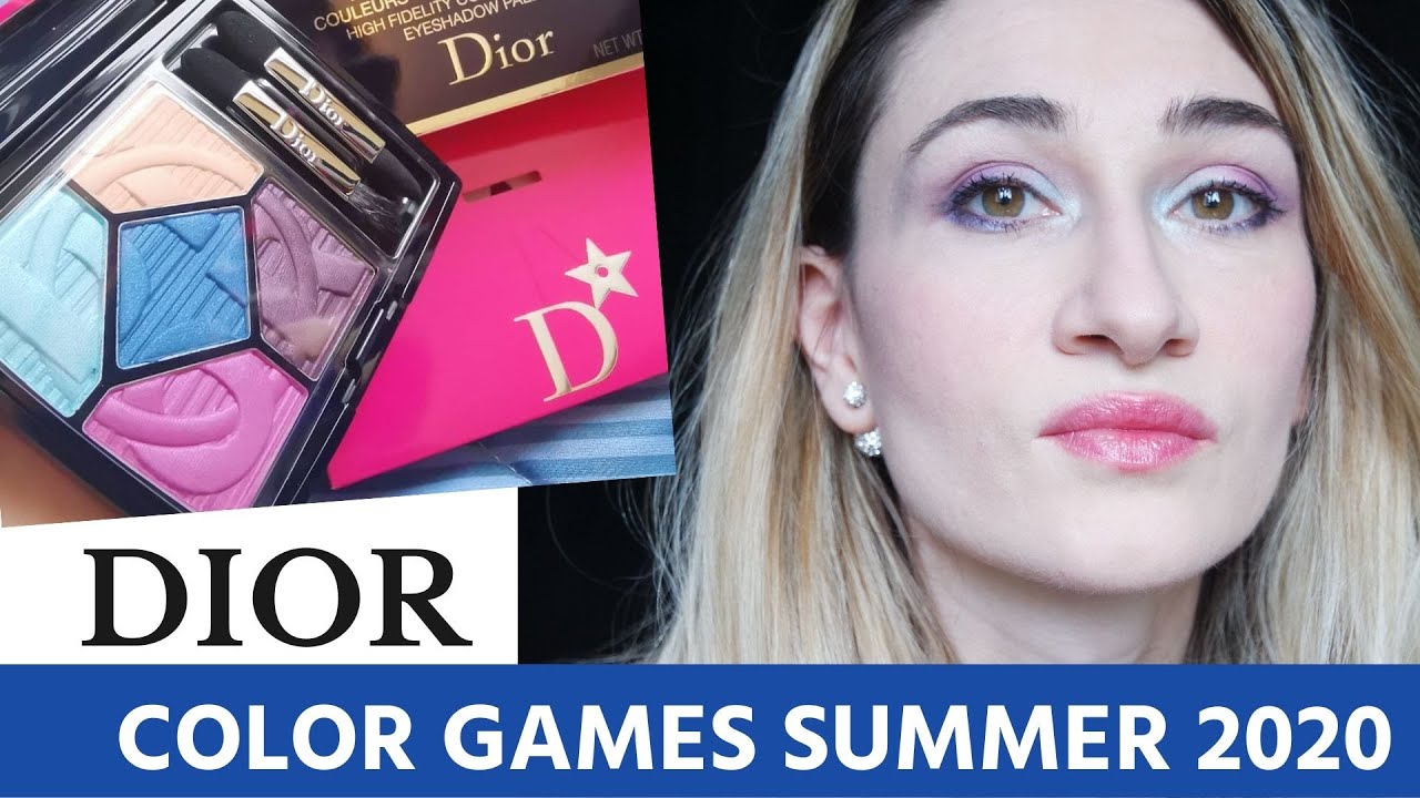 NEW DIOR MAKEUP SUMMER 2020 || Color Games collection ||Review all the ...