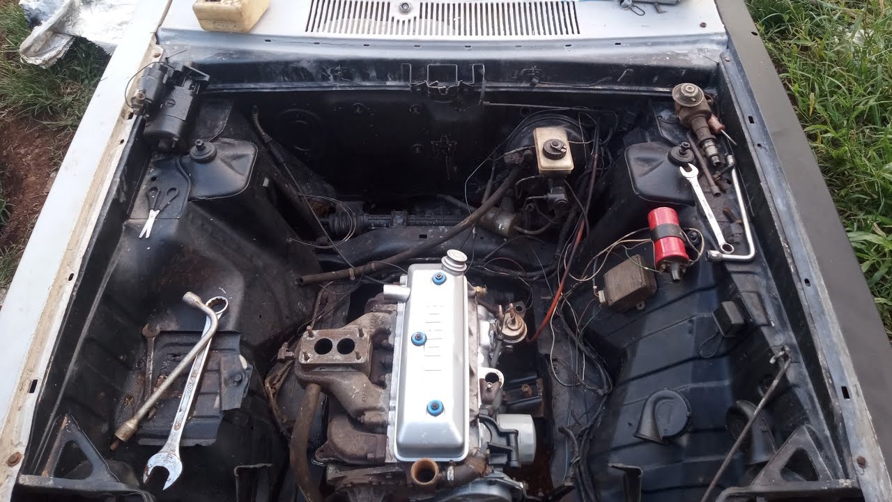 A Repintura do Corcel 2 - Episódio 15 - Colocamos o motor e ele ...